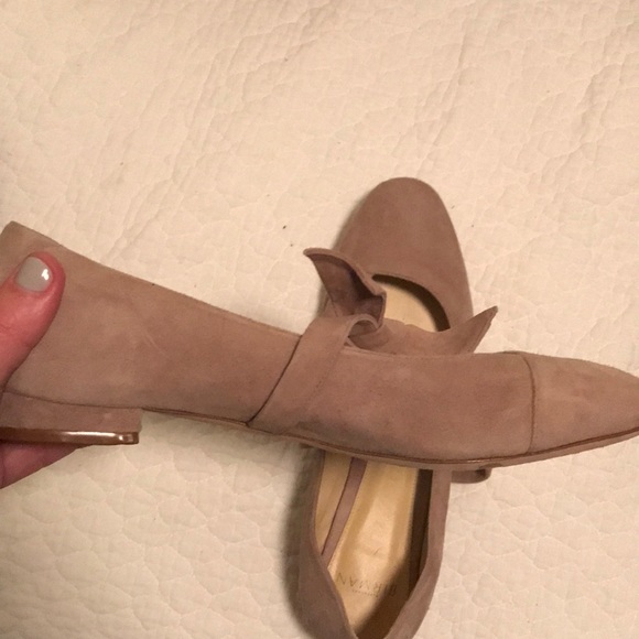 Birman | Shoes | Beigenude Birman Tie Ballet Flats | Poshmark